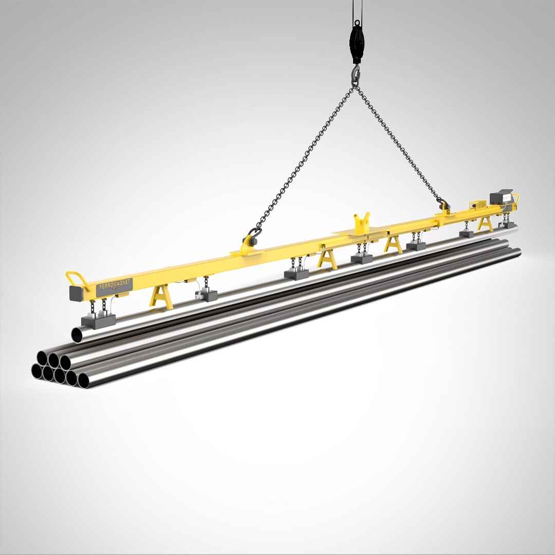 Electromagnetic Steel Pipe Lifting System • FERROMAGNET